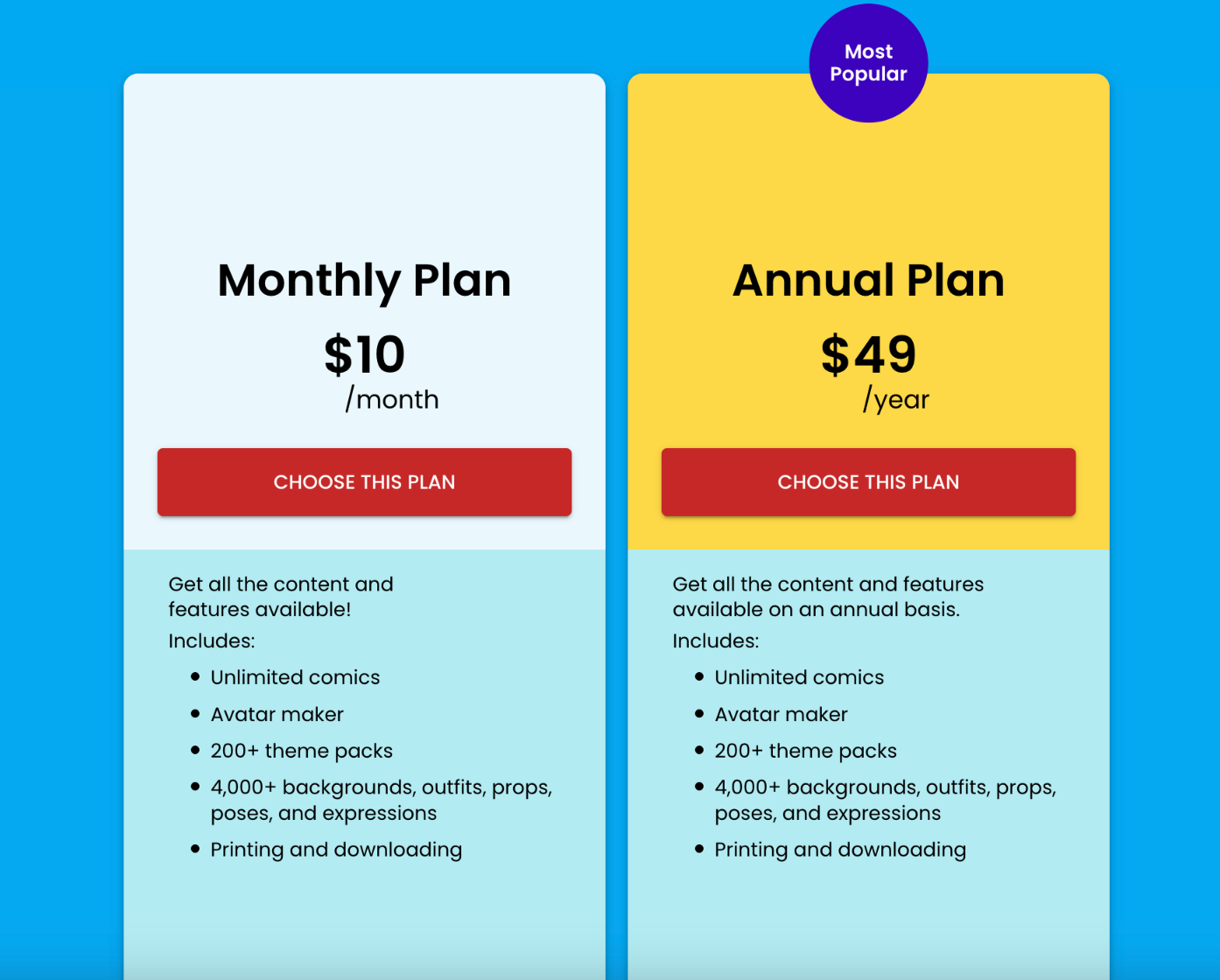 Subscription Options